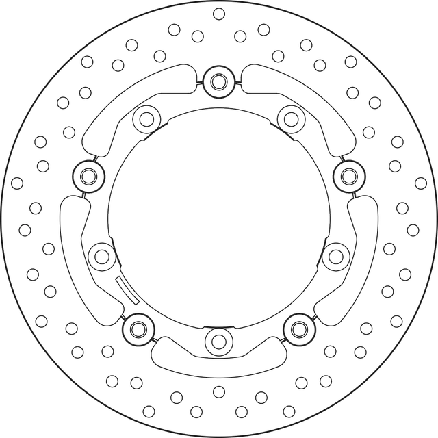 3569 - DISQUE de frein flottant 78B40817 compatible avec YAMAHA X-MAX ...