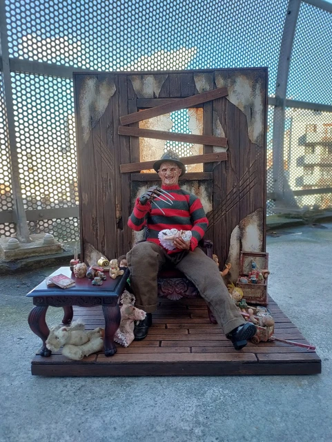 FREDDY KRUEGER CREEPY child room diorama 1/6 scale for 12 inch action ...