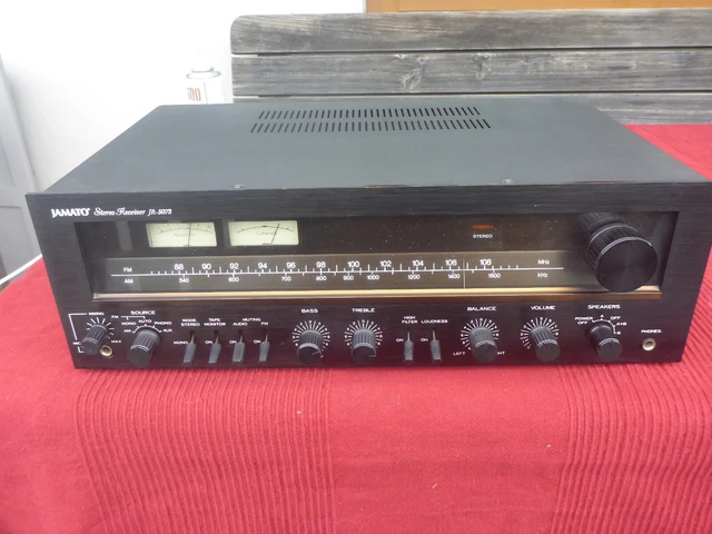 JAMATO JR-5073 - Stereo Receiver Schwarz / Vintage Amplifier Verstärker ...