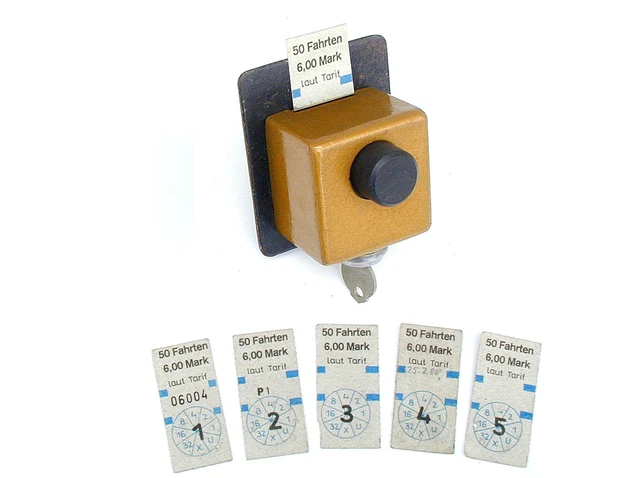 DDR LOCHENTWERTER ENTWERTER aus Straßenbahn, Fahrkarten Fahrschein ...