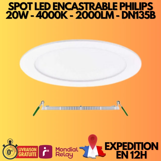 SPOT LED LUMINAIRE Encastrable CoreLine Downlight DN135B 4000K 28W ...