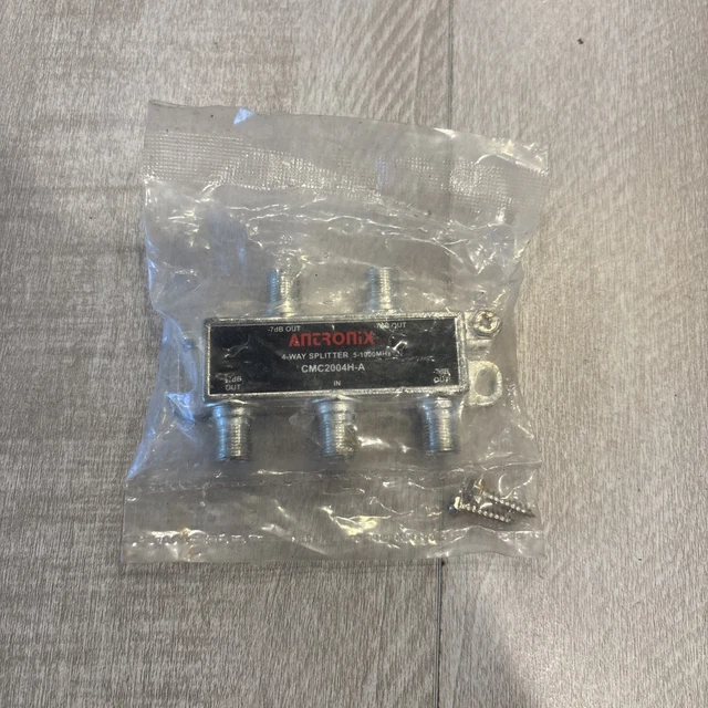 ANTRONIX CMC2004H 4-WAY Splitter, 5-1002MHz CATV Cable £5.36 - PicClick UK