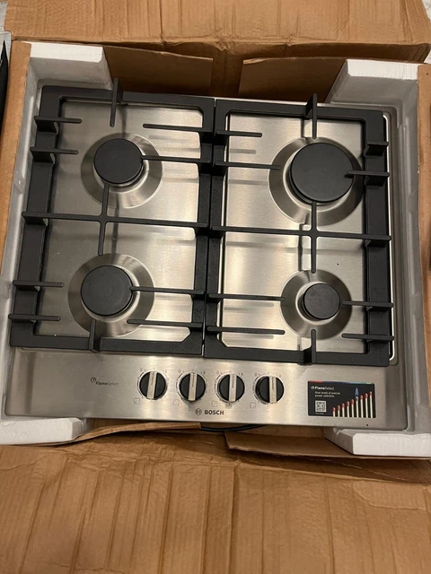 BOSCH PCP6A5B90 3450W 4-Burner Gas Hob £156.67 - PicClick UK