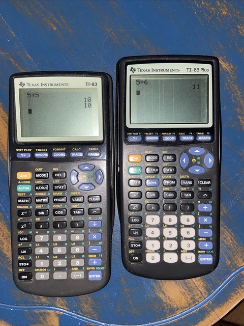 TEXAS INSTRUMENTS TI-83 Plus & TI-83 Graphing Calculators $0.99 - PicClick