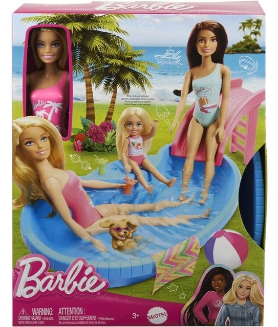 ~ MATTEL ~ Barbie Pool Playset ~ You Can Be Anything ~ Barbie Doll ...