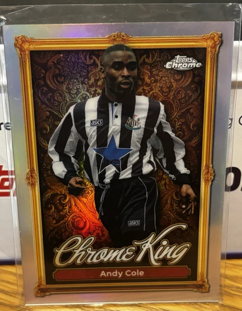 TOPPS 2026 ANDY Cole Premier League Chrome King Newcastle United £0.99 ...