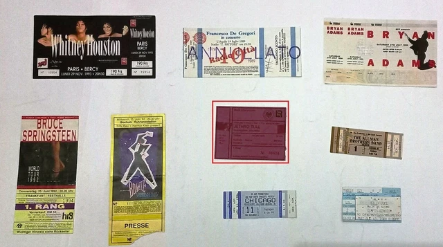 BIGLIETTO TICKET CONCERTO Jethro Tull Festhalle Frankfurt 14/5/1976 EUR ...