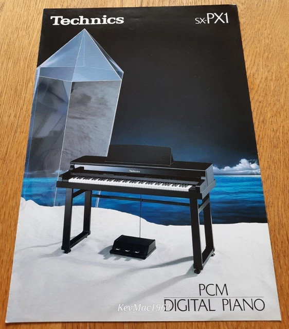 TECHNICS SX-PX1 DIGITAL piano sales brochure / keyboard catalogue £8.90 ...