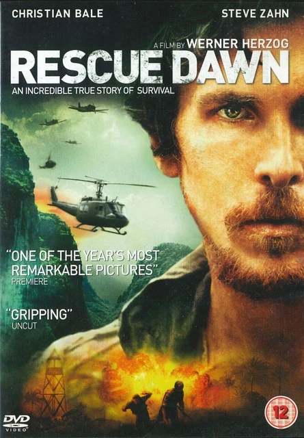 RESCUE DAWN (2006) DVD, Christian Bale, Steve Zahn, Jeremy Davies ...