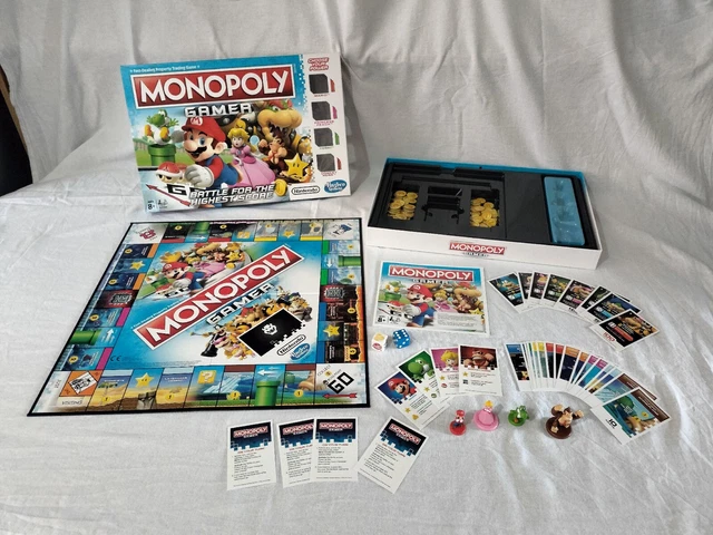 NINTENDO MONOPOLY GAMER Mario Donkey Kong Board Game 2017 - Complete ...