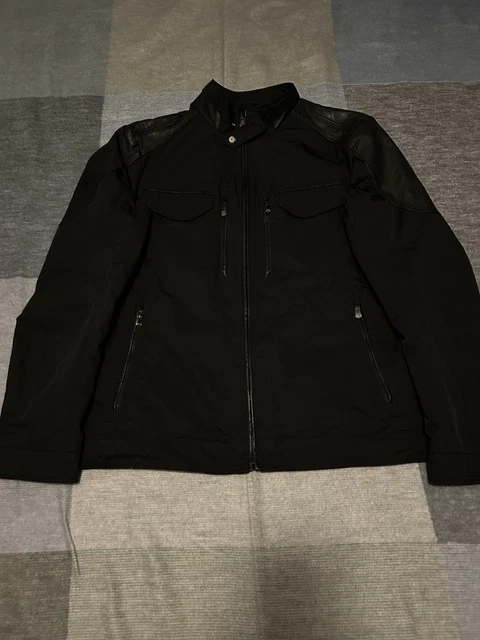 HUGO BOSS BLACK Cable 3 McLaren Jacket Part Leather Size 50 / Medium ...