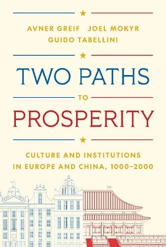 AVNER GREIF JOEL Mokyr Guido Tabellini Two Paths to Prosperity (Relié ...