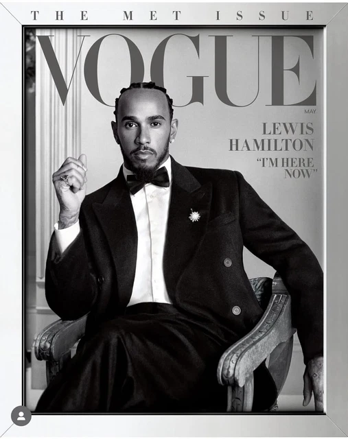 VOGUE MAGAZINE MAY 2025 LEWIS HAMILTON Cover THE MET ISSUE £22.31 ...