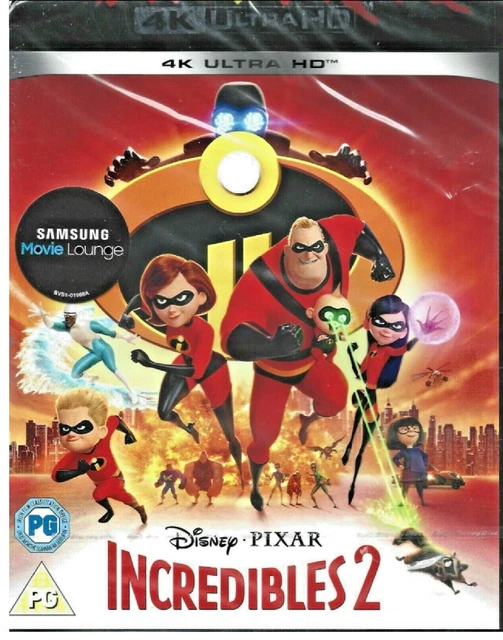 DISNEY PIXAR INCREDIBLES 2 4K UHD Ultra High Definition Movie Film UK ...