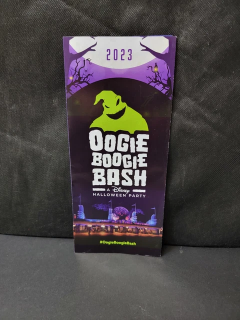 DISNEYLAND OOGIE BOOGIE Bash 2023 Park Map £9.34 - PicClick UK