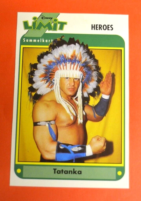 DISNEY LIMIT WRESTLING 1994 Sammelkarte- Heroes Tatanka WWF EUR 19,99 - PicClick DE