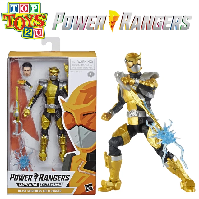 POWER RANGERS LIGHTNING Collection - Beast Morphers Gold Ranger Action ...