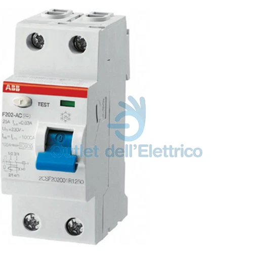 ABB F427808 F202 AC 63A 300MA 0,3A Interrupteur Différentiel Pur 2P F427808 EUR 141,24 - PicClick FR
