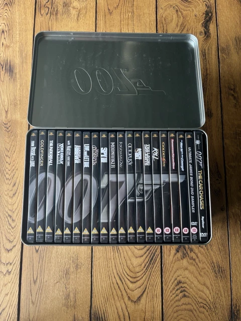 JAMES BOND 007 Tin Box DVD Set 20 Disc Collection Boxset £47.52 ...
