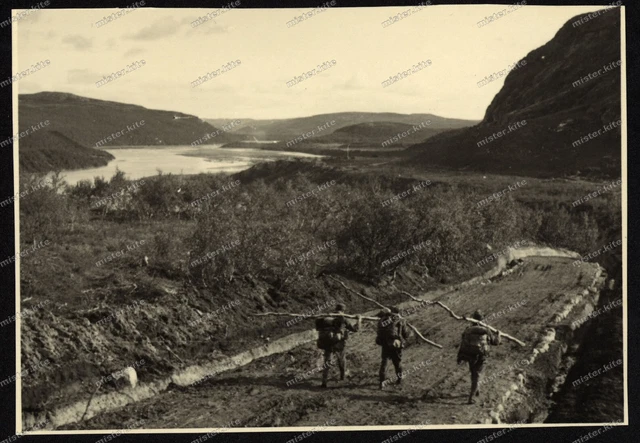GEBIRGS-JÄGER-PIONIER BTL.82-KORPS-LAPPLAND-MURMANSK-TITOWKA-TUNDRA ...