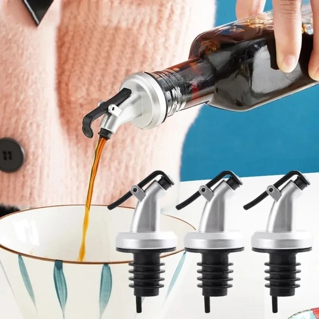 1/3/5PCS WITH LOCK Wine Pourers ABS Liquor Leak-Proof Plug New Sauce ...