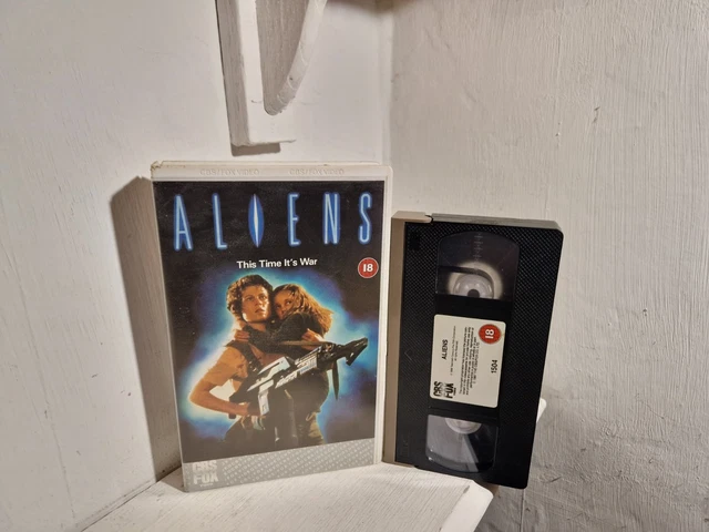 ALIENS - 1986 1987 cbs/fox big box rental UK VHS video cassette £46.46 ...