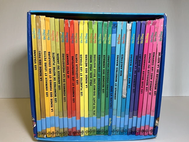 VINTAGE 1980S WALT Disney Jouons A Apprendre French 24 Hardcover Book ...