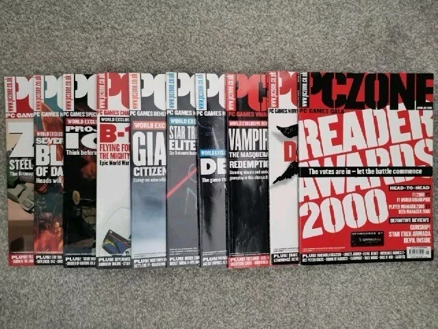 PC ZONE RETRO Magazine Issues #90 June 2000 To #99 Feb 2001 £50.00 ...
