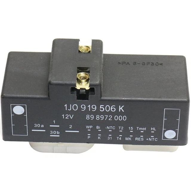 RELAY RADIATOR FAN run control unit electric fan 1J0919506K for VW Golf ...
