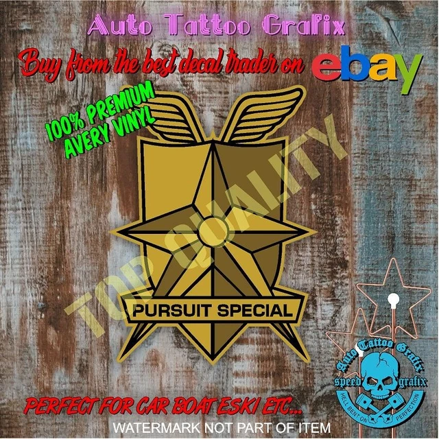 MAD MAX MFP Pursuit Special Decal Sticker Funny Novelty Decals Stickers ...