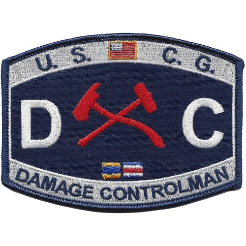 DAMAGE CONTROLMAN DC Rating Us Coast Guard Hat Patch Uscg Aux Pin Up ...