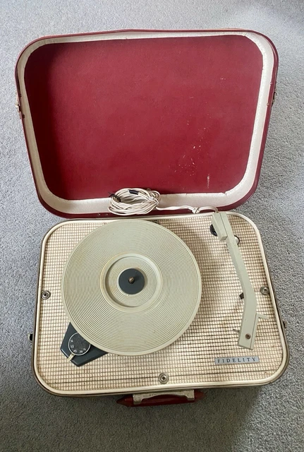 VINTAGE 1960’S “FIDELITY” Record Player, Model HF 31, good cond. Plays ...