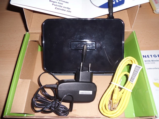 MÓDEM NETGEAR N150 Router INALÁMBRICO ADSL2+ 150 Mbps 4 puertos 10/100 ...