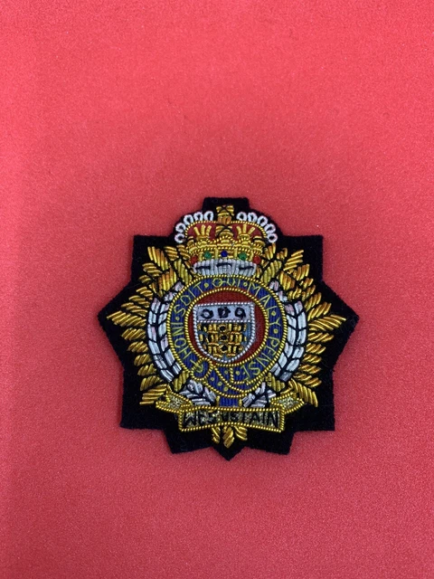 ROYAL LOGISTICS CORPS Cap Badge RLC Officers Beret Embroidered Bullion ...