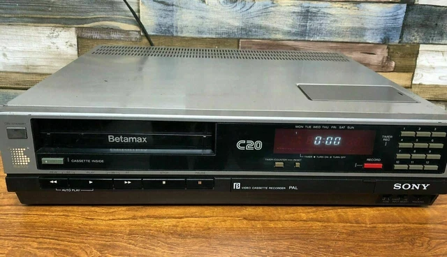 ANTIQUE/RETRO SONY SL-C20UB Betamax (240v PAL) C20 Vintage Video ...