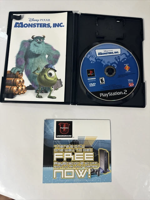 MONSTERS INC. (SONY PlayStation 2, 2002) PS2 Complete With Manual CIB ...