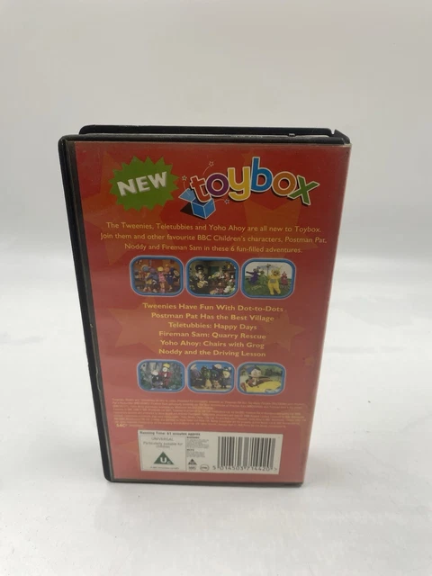 BBC TOYBOX 1 VHS Video Postman Pat Fireman Sam Pingu PAL RARE CHILDRENS ...