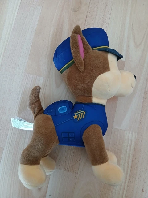 PAW PATROL TALKING Chase Interactive Plush Toy with Sounds Wagging Tail ...