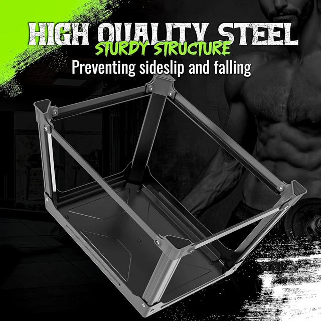 METAL PLYOMETRIC JUMPING Box 12 Inch with 17 * 13 Inch Surface Steel ...
