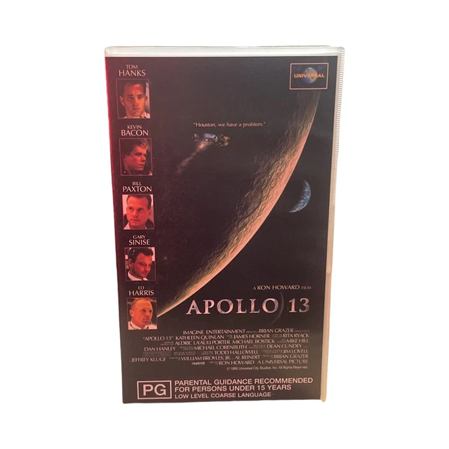 APOLLO 13 VHS Video Tape Tom Hanks Ron Howard 1995 Excellent Condition ...