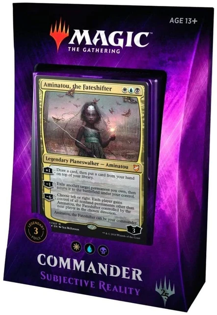 MTG COMMANDER 2018 Deck: Subjective Reality (Aminatou) New & Sealed EUR ...