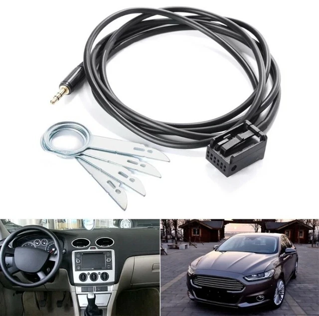 CÂBLE, ADAPTATEUR DE Entrée Auxiliaire, MP3 Pour Ford Focus, C Max ...