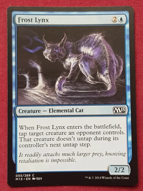 MAGIC THE GATHERING 2015 CORE SET M15 FROST LYNX blue card MTG EUR 4,40 ...