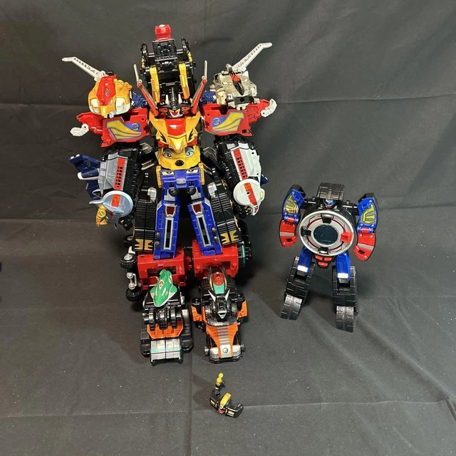 POWER RANGERS RPM Goonger EngineOh G12 GoRoader GT Megazord set BANDAI ...