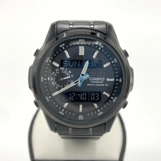 CASIO LINEAGE LINEAGE Solar Radio Watch LCW M300DB 1AJF Black From ...