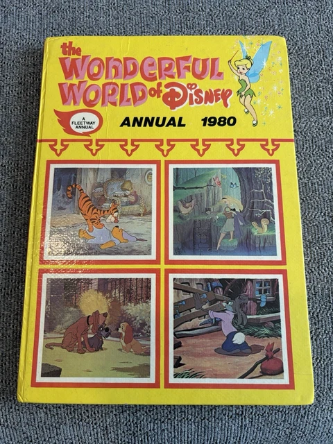 THE WONDERFUL WORLD of Disney Annual 1980 Hardback Book £2.24 - PicClick UK