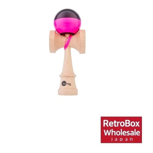 KENDAMA USA KAIZEN Kendama Jet Shape Half Split Improved Kendama Pink ...