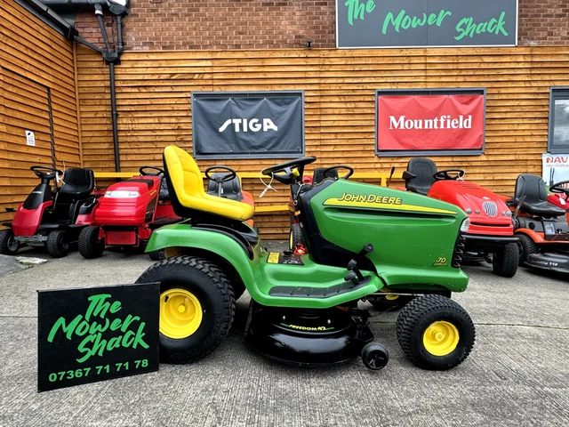 JOHN DEERE LT170 HYDROSTATIC MULCHING RIDE ON MOWER 42in/108cm DECK ...