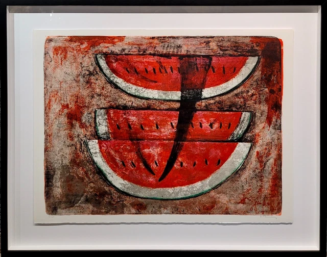 RUFINO TAMAYO - Rouge Pastèques - Vintage Édition Limitée Lithographie ...