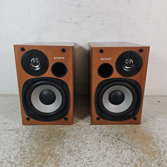 SONY SS-CPX1 BOOKSHELF Hi-Fi Stereo 2-way Loud Speakers 40w 4ohm, Working £34.99 - PicClick UK